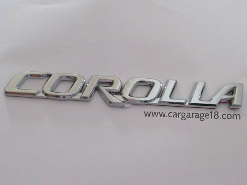 SIZE 178x20mm CHROME COROLLA LETTER EMBLEM FOR TOYOTA