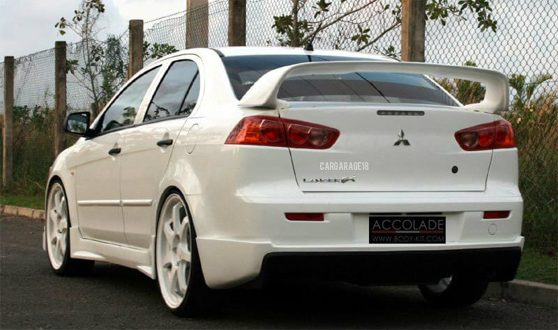 CHROME LANCER LETTER EMBLEM FOR MITSUBISHI