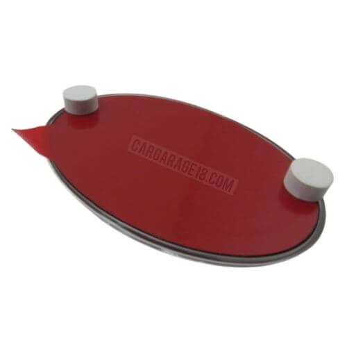 SIZE 142x100mm RED CHROME TOYOTA LOGO EMBLEM