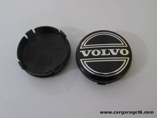 Volvo Wheel Center Cap 65mm Black - CarGarage18
