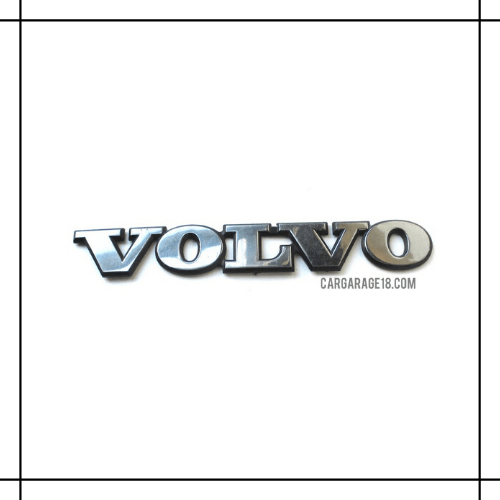 SIZE 21.7x3.2cm CHROME VOLVO LETTER EMBLEM