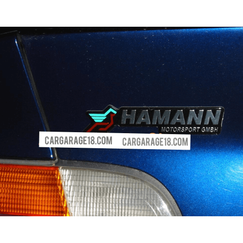 SIZE 14x3cm HAMANN LOGO EMBLEM FOR BMW