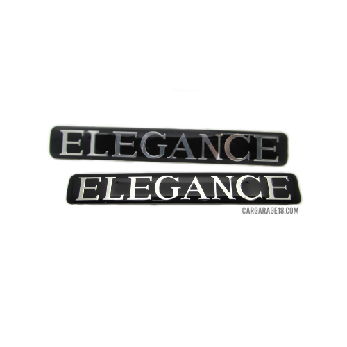 SIZE 105x15mm BLACK ELEGANCE SIDE EMBLEM FOR BENZ