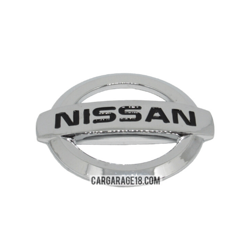 SIZE 82x70mm CHROME NISSAN LOGO EMBLEM