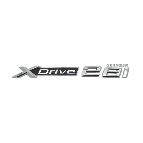 CHROME XDRIVE 28i EMBLEM FOR BMW X SERIES
