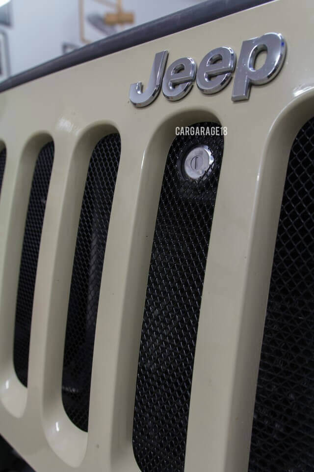 CHROME JEEP LETTER EMBLEM SIZE 150x40mm