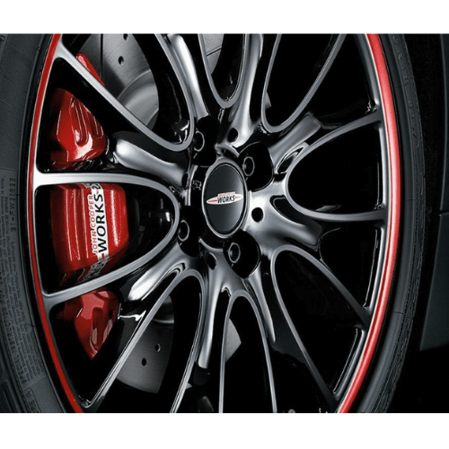 GLOSSY BLACK WHEEL CENTER CAP SIZE 55mm FOR MINI COOPER