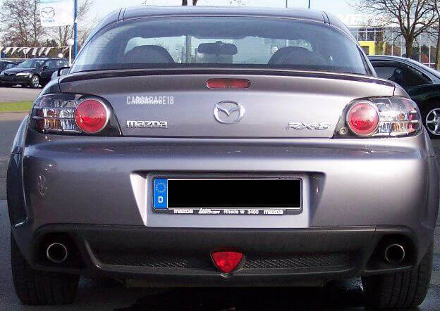 CHROME MAZDA LETTER EMBLEM SIZE 90x17mm