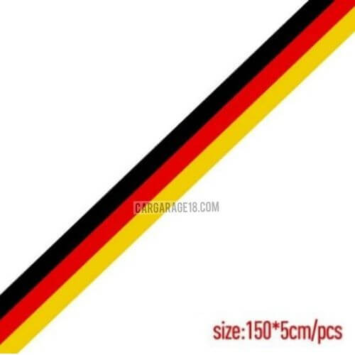 GERMANY FLAG LOGO STICKER SIZE 150x5cm FOR CAR BODY