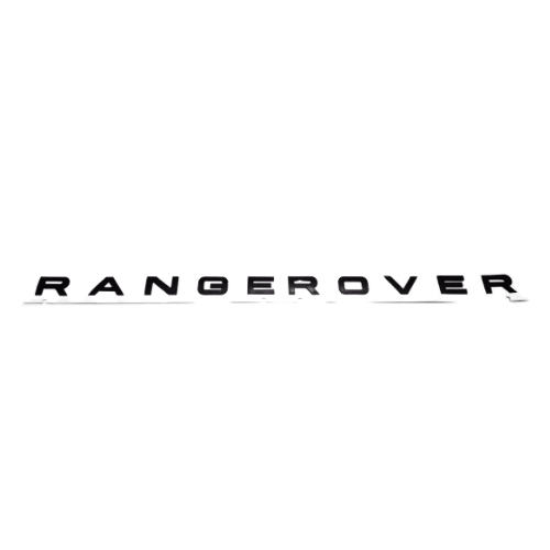 Range Rover Letter Emblem - Matte Black Colour | Range Rover