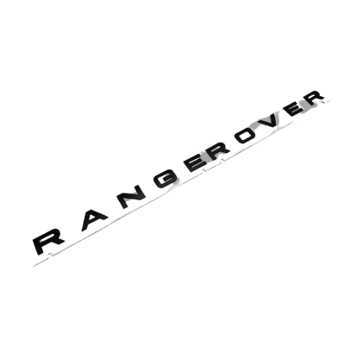 Range Rover Letter Emblem - Matte Black Colour | Range Rover